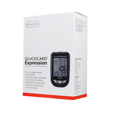 Buy Arkray Glucocard Expression Talking Meter For Diabetic Petient ...