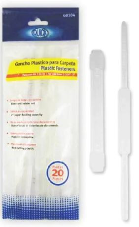 Fastener Base 2"-Plastic 20Pk