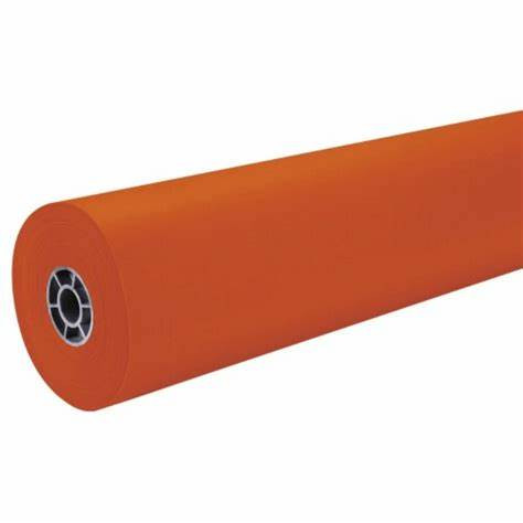 Craft Paper Roll-Orange 36" x 500'