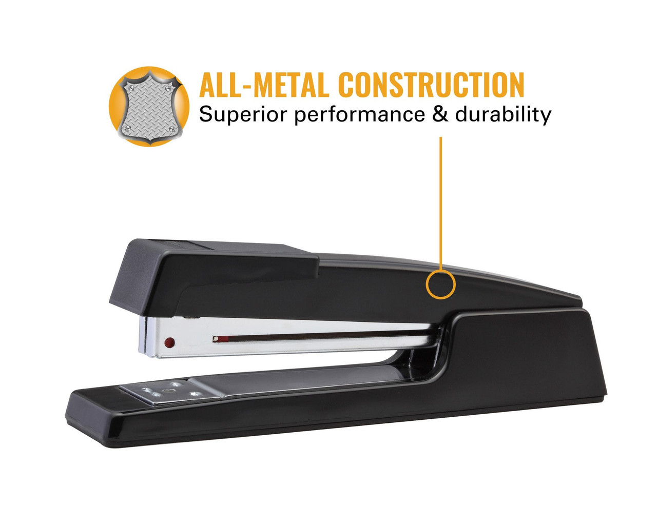 Stapler Bostitch Black B440 All Metal/Full Strip (20 Sheets Capacity)
