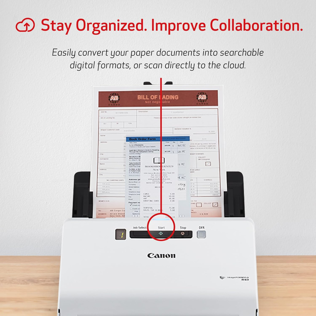 Document Scanner Canon imageFORMULA R40