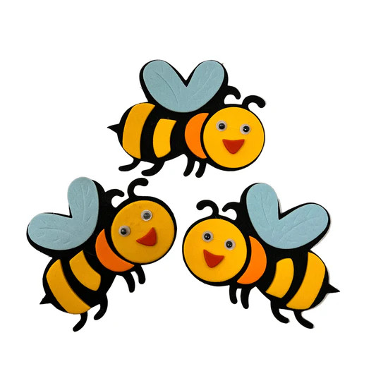 Foam Bees 3ct