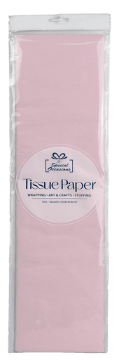 Tissue Paper-Pink 20 x 20" 10 Sheets