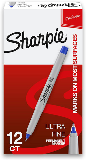 Markers 12ct. Blue/Ultra Fine SHARPIE (6/24) - Empresas JC