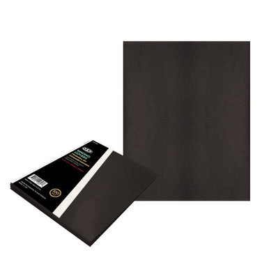 Binding Cover Paper Leather Pattern/Black (100/Box)