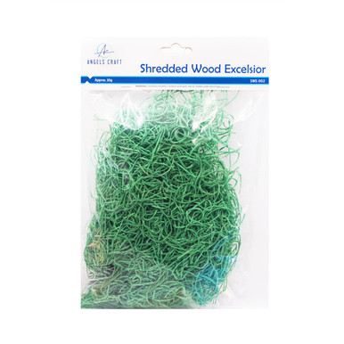 Shredded Wood-Excelsior Green