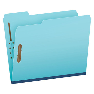 Partition Folder Letter 2 Fasteners /Blue (25/Box)