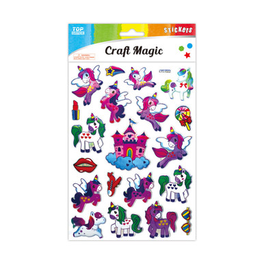 Stickers-Unicorns (3D Foil) 24/600s