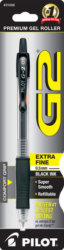 Pen G2 Black Ink/Xtra Fine (Retractable) (B/C)