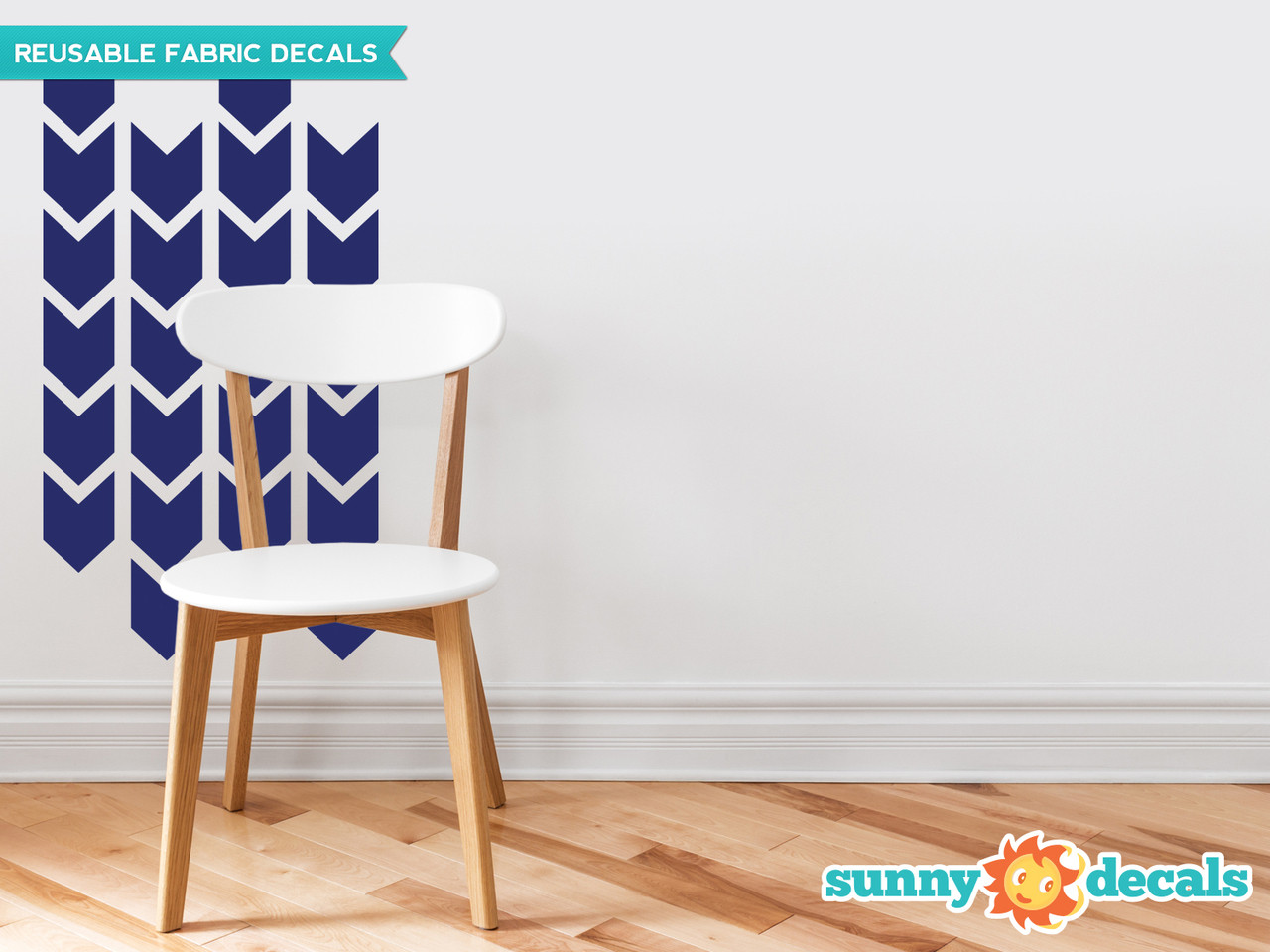 Chevron Arrows Fabric Wall Decals - Set of 26 Chevron Pattern Decals ...