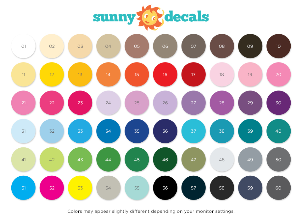 Circles Wall Decals - Sunny Decals