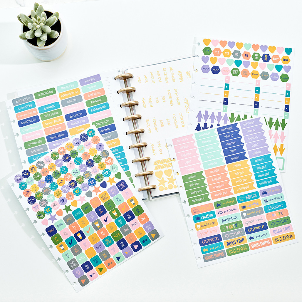 Start Somewhere 12 Month Undated Disk Planner