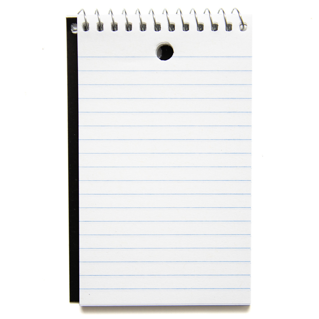 Memo Book, Top Wirebound, Poly Cover, 3" x 5", College Rule, 100 Sheets ...