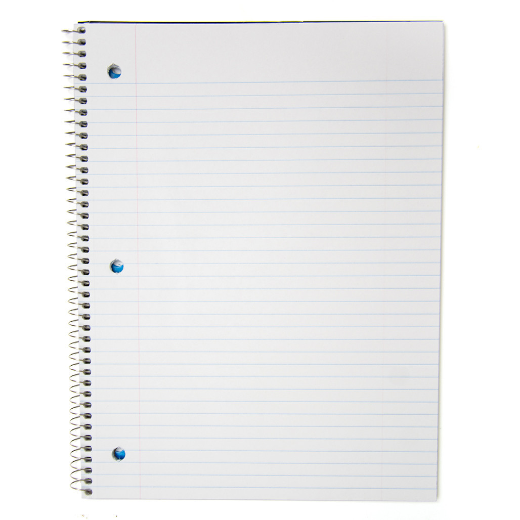 Standards® 1 Subject, Wirebound Notebook , College Rule, 100 Sheets, Red
