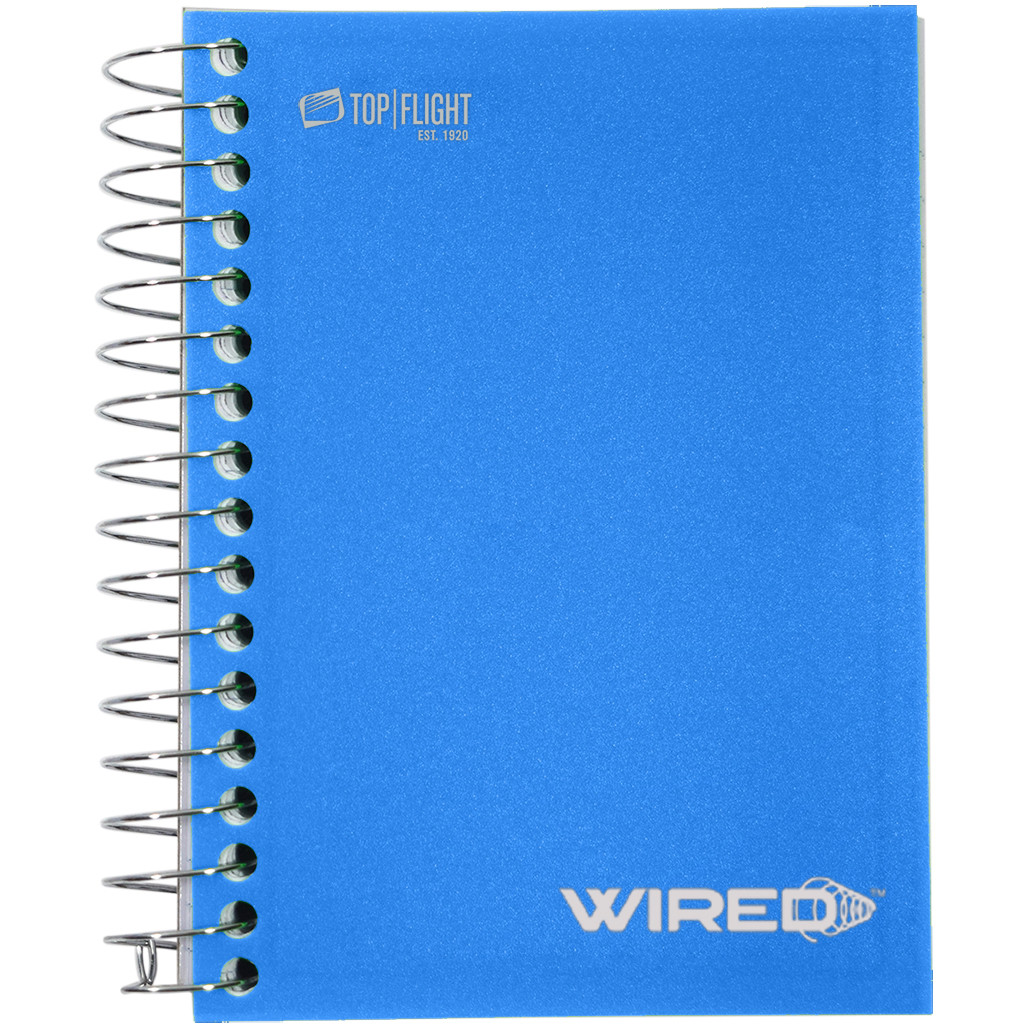 WIRED® Chub Wirebound Notebook, Heavyweight Paper, College Rule, 180 ...