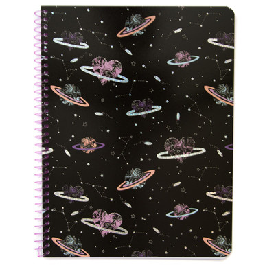 Starry Night, Saturn Fashion Wirebound Notebook, Wide Ruled, 70 Sheets ...