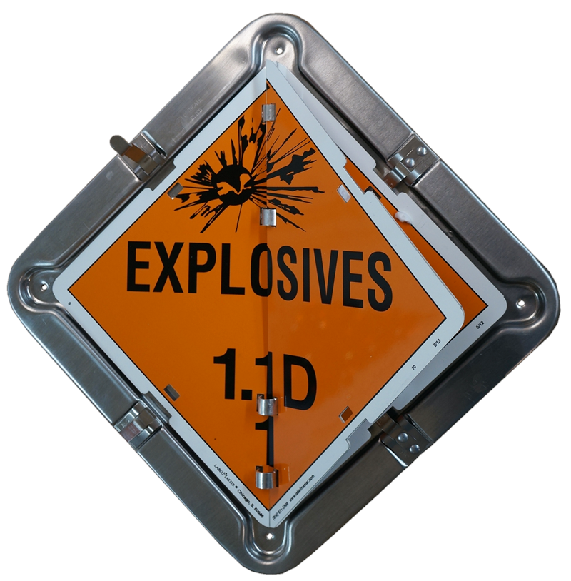 1.5D, 1.1D and Blank Aluminum Flip Placards