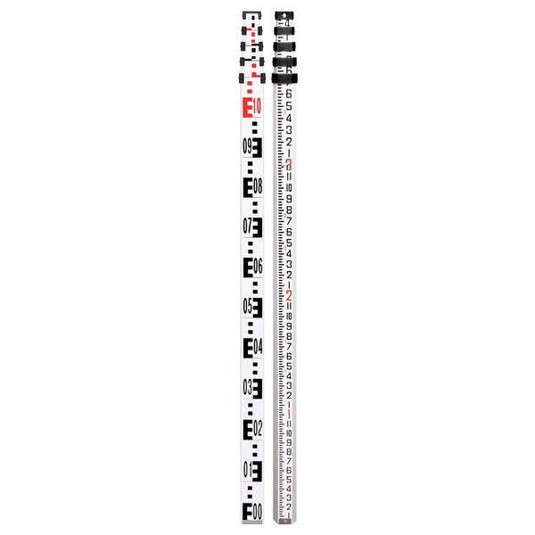 ALUMINUM LEVELING ROD 16 FT (CR) - METRIC & INCHES - Ideal Supply Inc ...