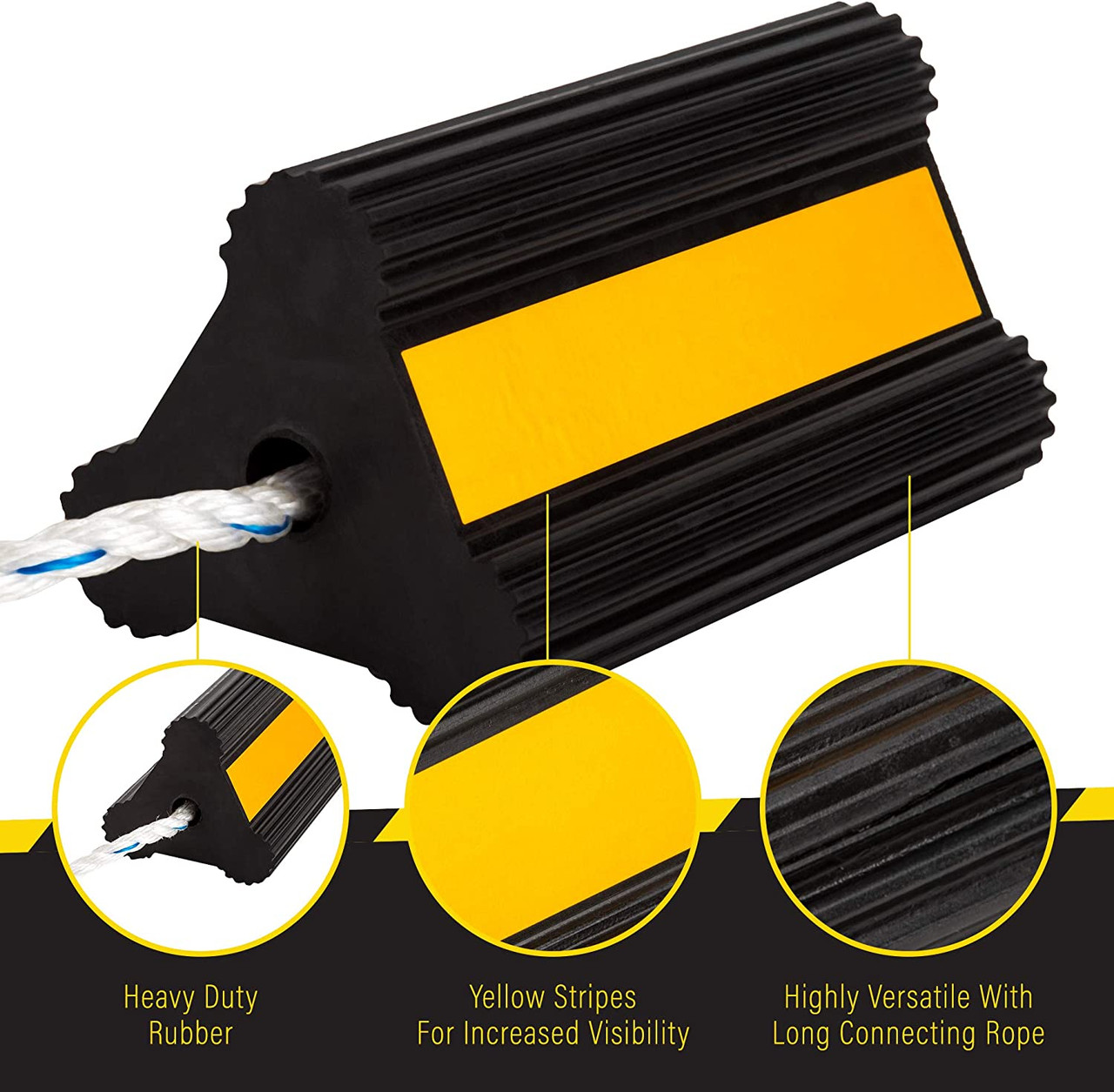 Wheel Chock Pair - Ideal Supply Inc (dba Ideal Blasting Supply)