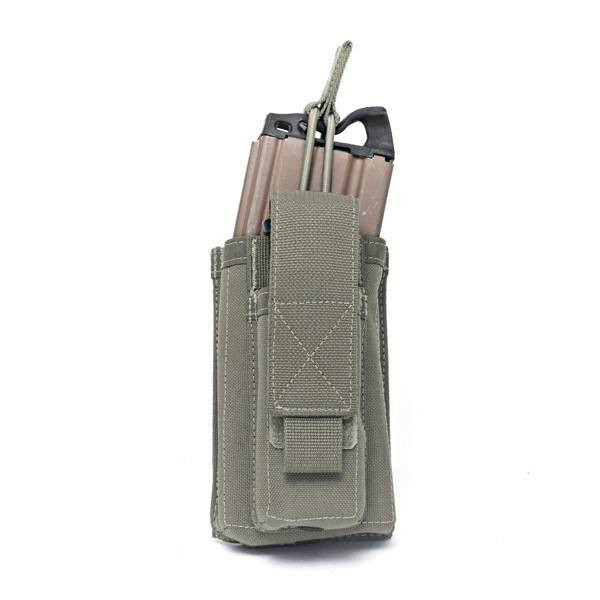 SINGLE MOLLE OPEN 5.56MM 9MMMAG POUCH (Black, Ranger Green, Coyote Tan ...