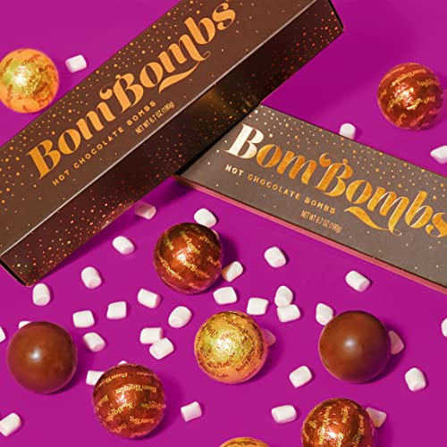 Bombombs Hot Chocolate Bombs, Classic Milk Chocolate Cocoa Bomb Gift ...