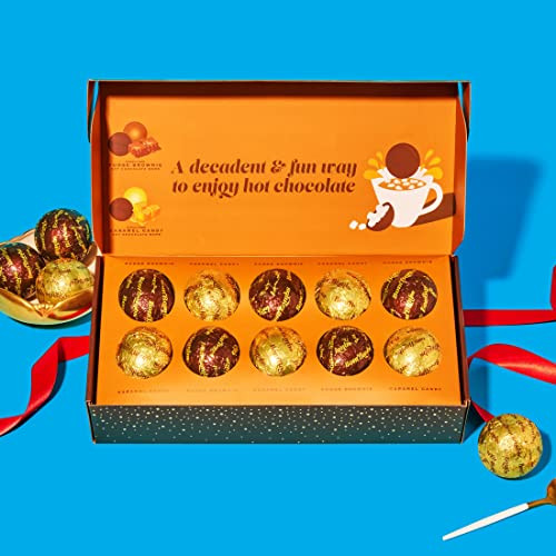 Bombombs Hot Chocolate Bombs, Classic Milk Chocolate Cocoa Bomb Gift ...