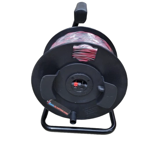 Center Post Terminal with 20 gauge Duplex Copper Blasting Wire Reel