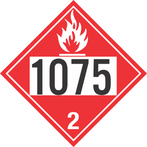 Flammable 1993 Magnetic Placard