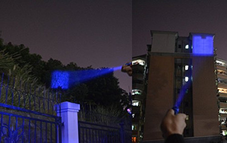 WAYLLSHINE Scalable Blue LED 3 Mode Long Range Blue Beam Blue Light ...