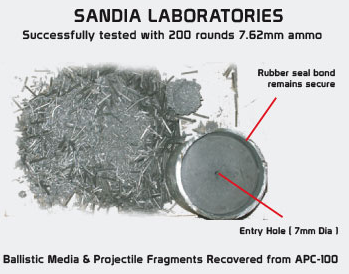 APC-100 Armor Piercing Containment Systems (choose from 12 models ...