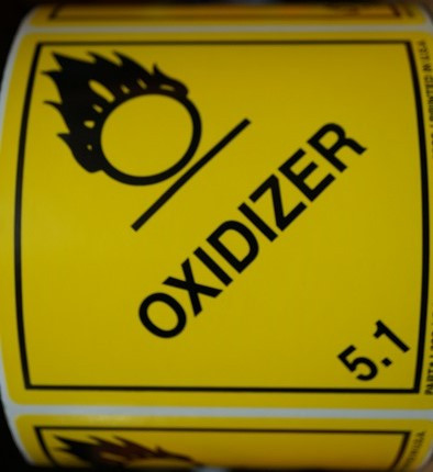 Oxidizer 5.1 Labels 500 Per Roll