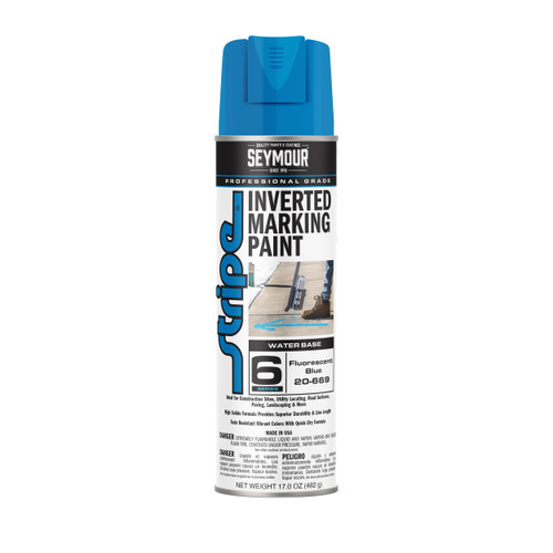 Blue Inverted Tip Fluorescent Marking Paint
