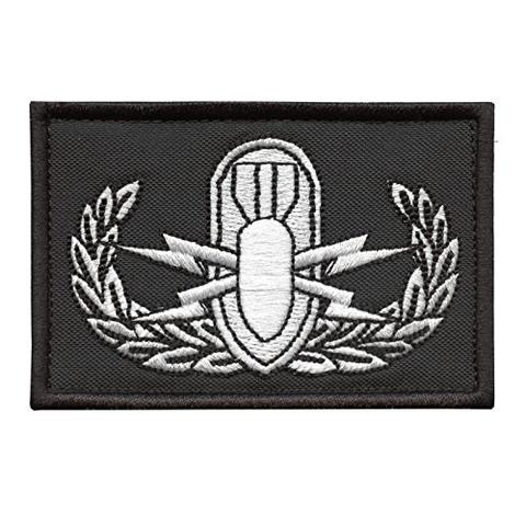 EOD EXPLOSIVE ORDNANCE DISPOSAL BOMB SQUAD ARMY TACTICAL SEW IRON ON ...