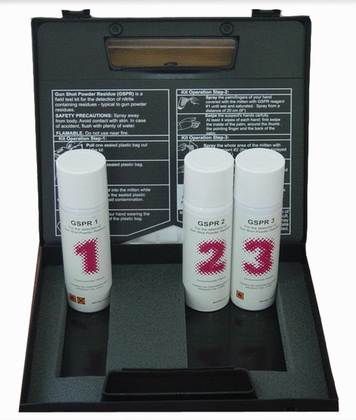 Gun Shot Powder Residue Test Spray