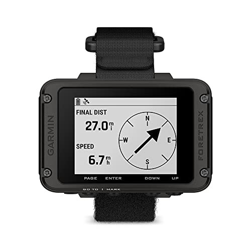 Garmin Foretrex 801, Wrist-Mounted GPS Navigation with Strap, Upgraded ...