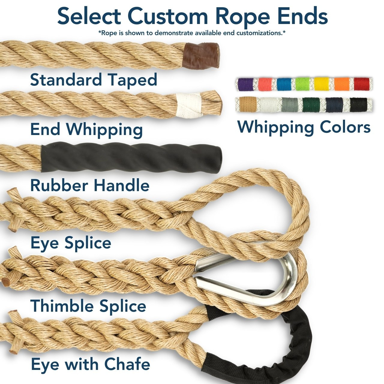 Black Polyester Combo Rope
