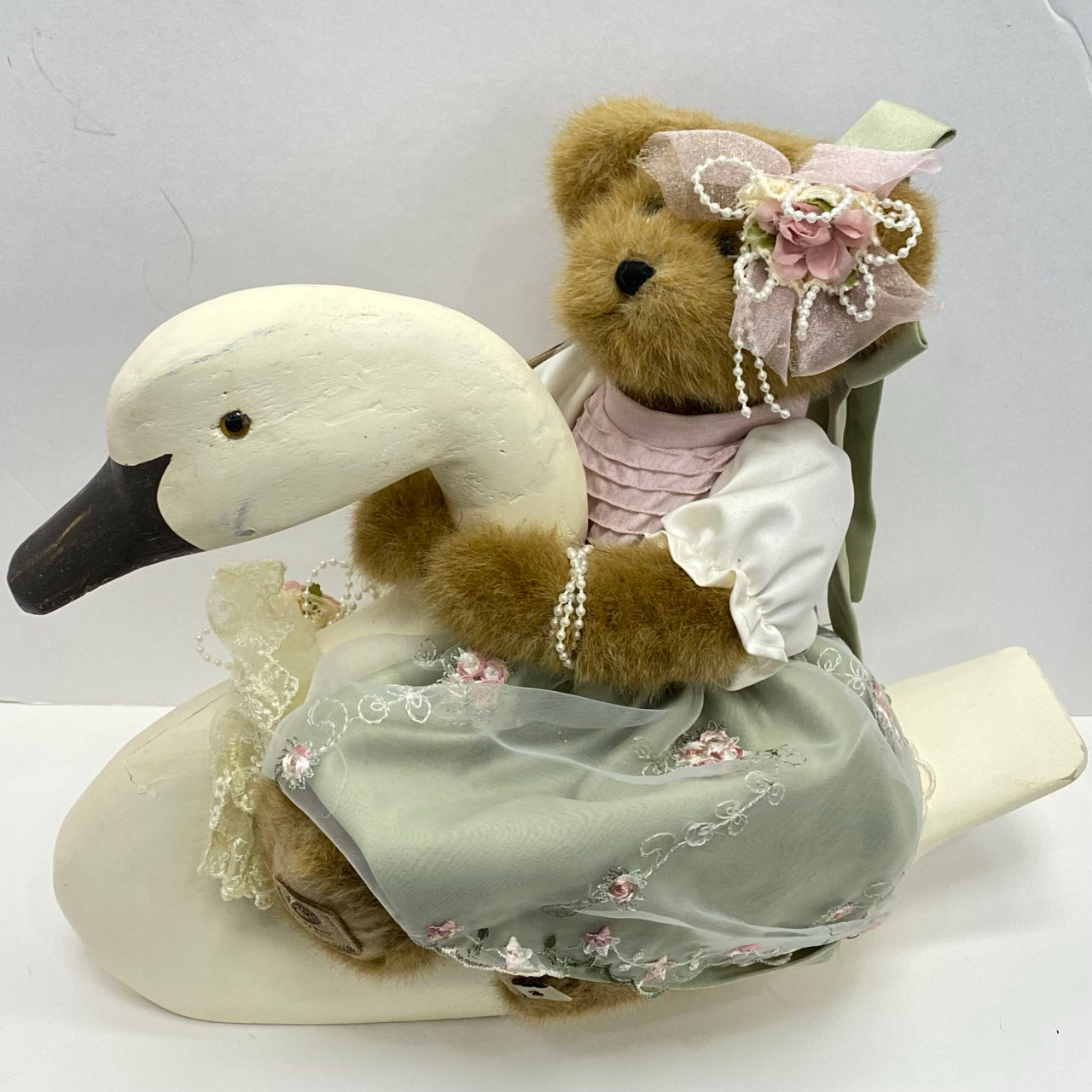 Boyds Bears Grace Bearsworth and Bella Swan 10” Plush Bear NOS w/ tags ...