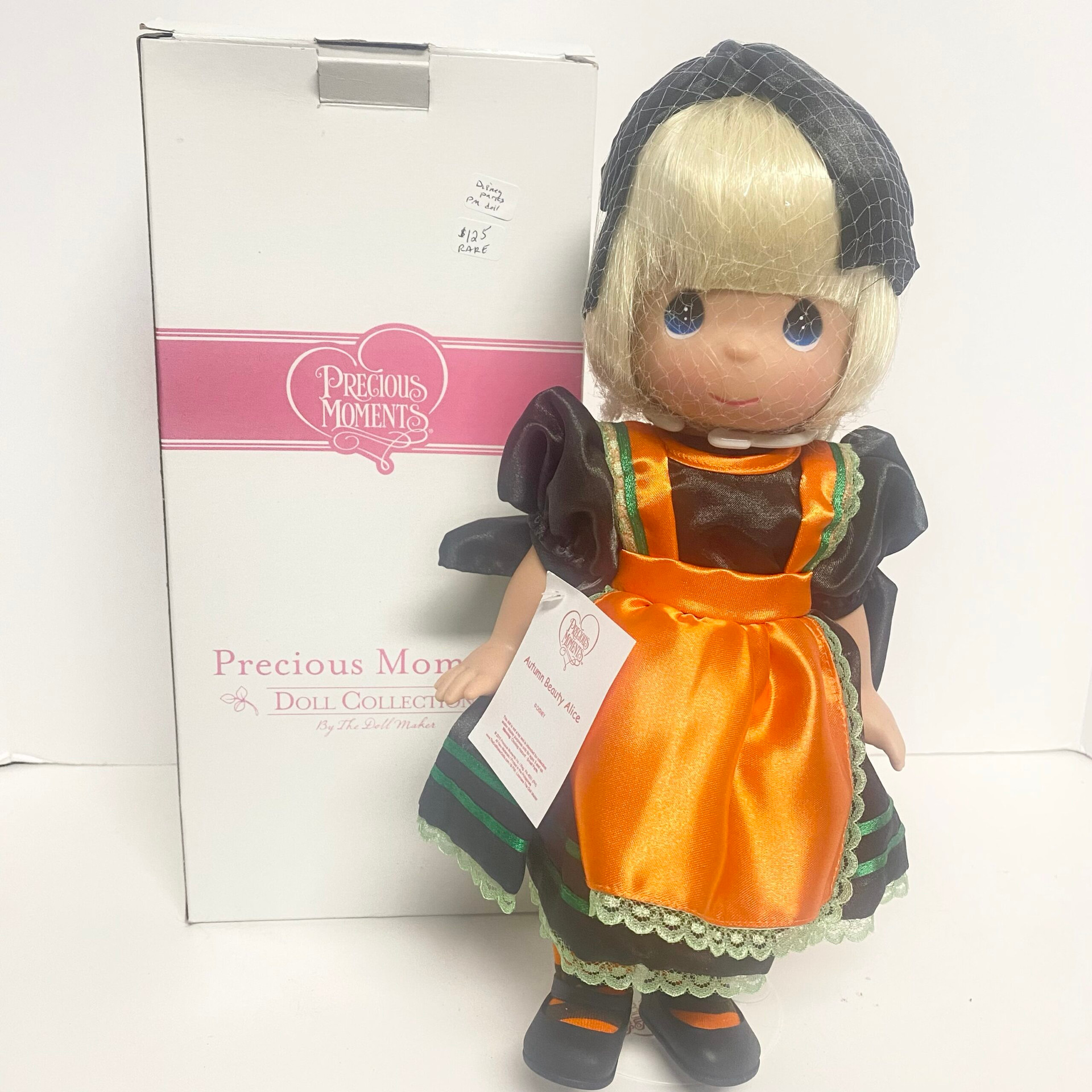 Disney Parks Precious Moments Autumn Beauty Alice Porcelain Doll RARE ...