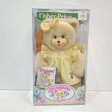Vintage 1998 Briarberry Collection BERRYJANE Plush Bear Fisher price ...