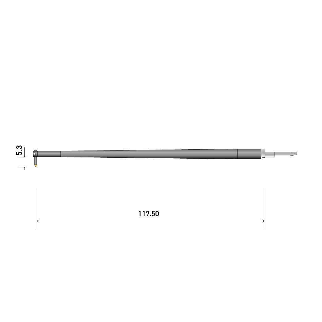 120mm 90° 2um 5mm STYLUS ARM