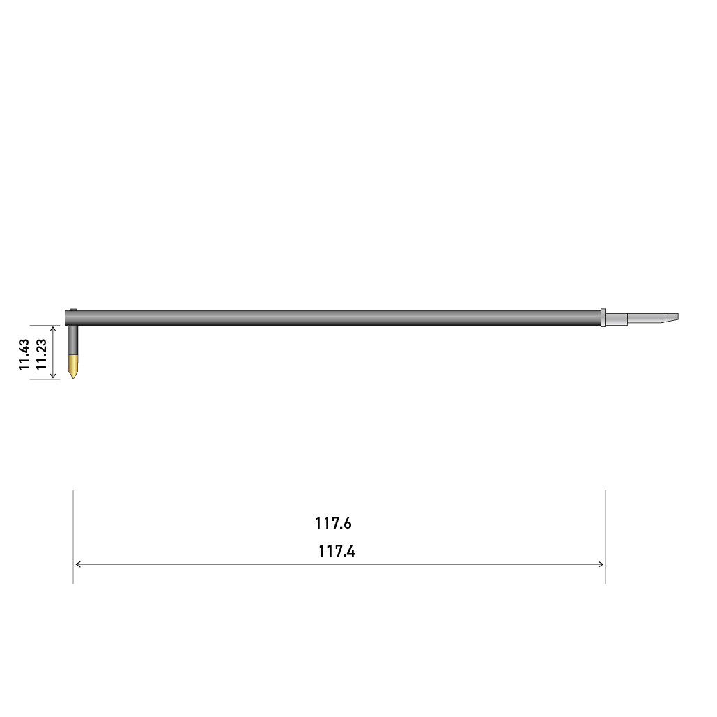 120mm Standard Recess Stylus