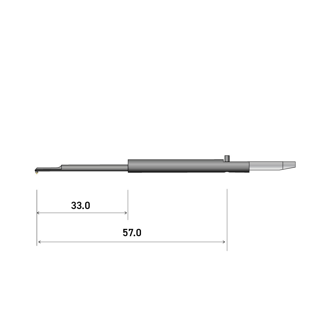 60mm 90° 2um x 33mm Reach Talyseries Stylus Arm