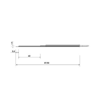105.25mm 60° 2um Nozzle NFTS PGI Stylus Arm
