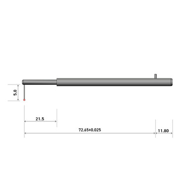 100mm 1.0mm Dia TM5 Stylus Arm
