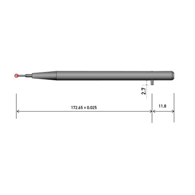 200mm 2mm Ball Std Stylus Arm