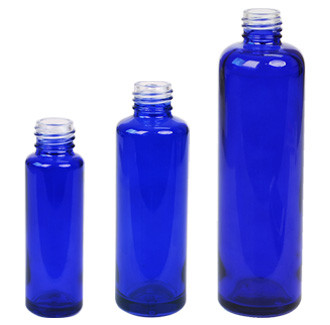 Zelo Cobalt Blue Glass Bottle - Final Sale