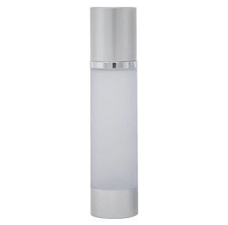 Airless Atomizer Bottle | Frosted & Silver Matte Finish