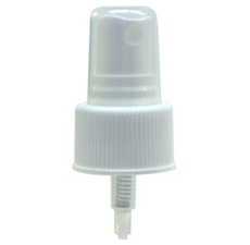 20/410 mm White Atomizer - Ribbed for Fine Sprays