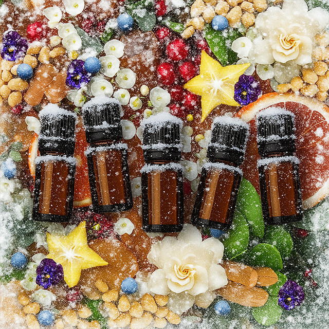 Cozy Winter Fragrance Oil Sample Kit | 5 Festive Aromas | Candles, Soap ...