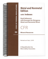 30 CFR | MSHA Regulations | Metal and Non Metal |Desk Reference